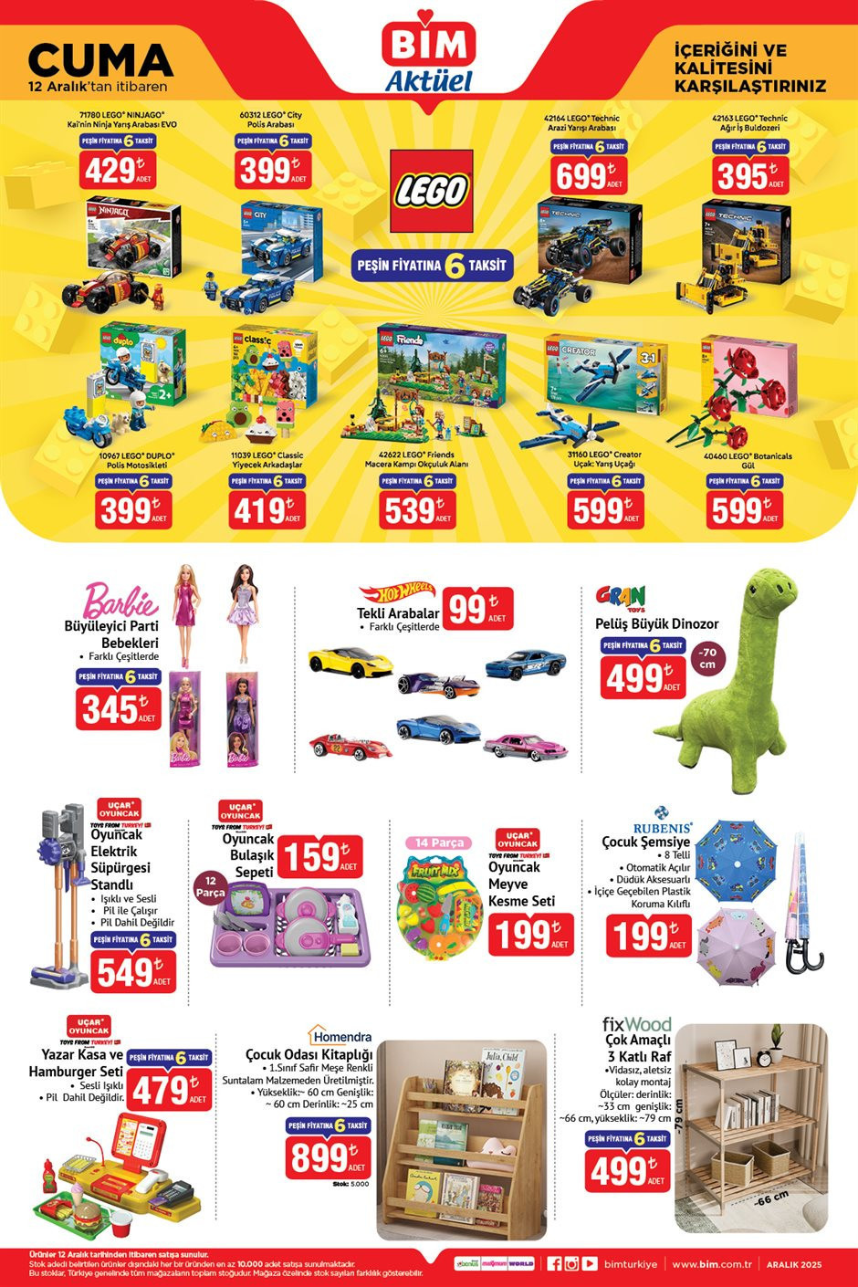 BİM LEGO AFİŞİ RAFLARDAN SEPETE! BİM AKTÜEL 12 ARALIK 2025 KATALOĞU ...