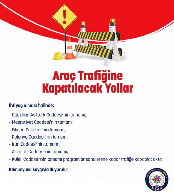 BUGÜN (31 ARALIK) ANKARA TRAFİĞE KAPALI YOLLAR LİSTESİ || Bugün (31 ...