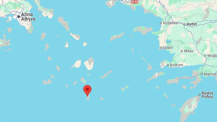 SANTORİNİ ADASI HARİTASI | Santorini Adası nerede, hangi ülkede ...