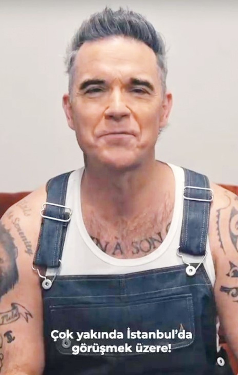 Robbie Williams’tan İstanbul’a mesaj - Stil Haberleri
