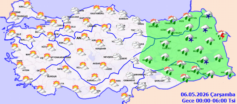 Bugün (6 Mayıs) hava nasıl olacak, İstanbul'da yağmur var mı ...