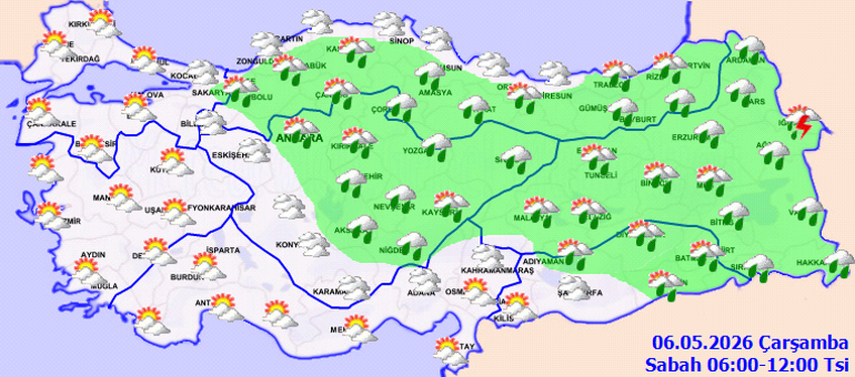 Bugün (6 Mayıs) hava nasıl olacak, İstanbul'da yağmur var mı ...
